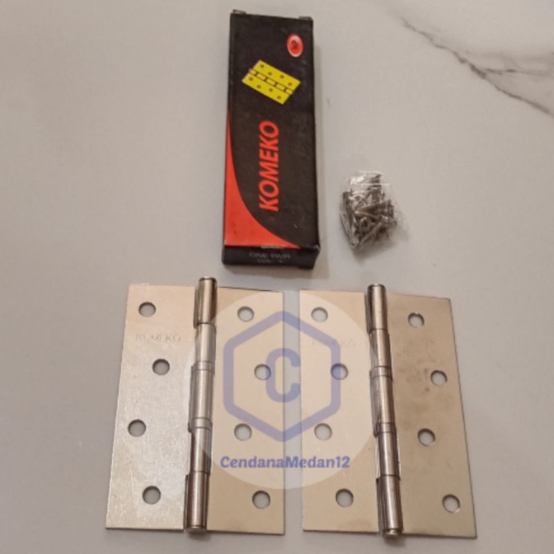 Jual Komeko Engsel Pintu 4 inch | Shopee Indonesia