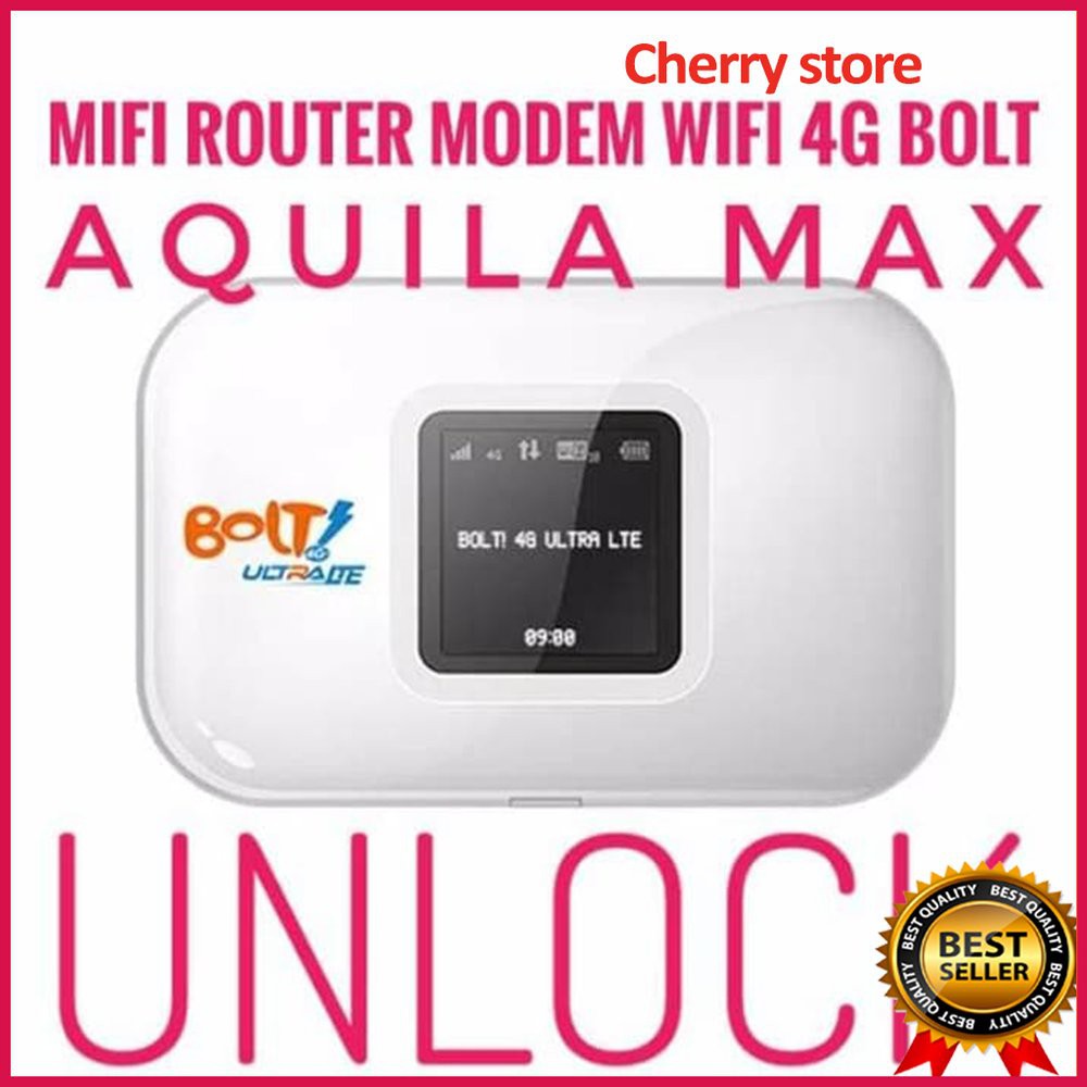 Jual Komputer Laptop Networking Modem Wifi New Mifi Router Modem Wifi 4G Bolt Aquila Max UNLOCK ...