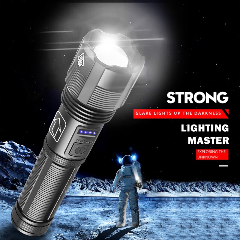 Jual Ankndo Senter LED Super Terang XHP50 1000 lumens XLamp Senter ...