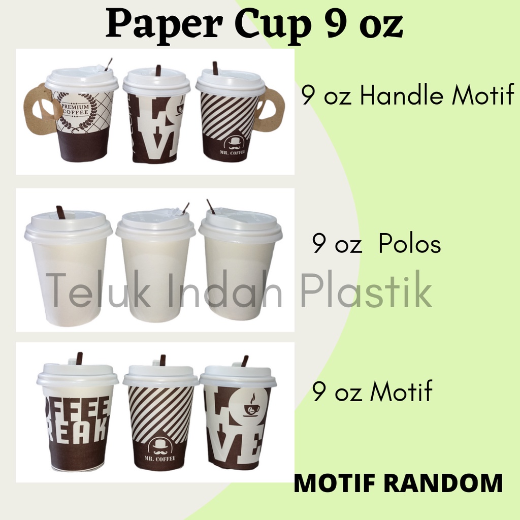 Jual Gelas Kertas Paper Hot Cup 9 oz 210ml Coffee isi 50 pcs Polos | Shopee Indonesia