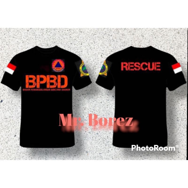 Jual KAOS BPBD LENGAN PENDEK / BAJU KAOS PREMIUM / KAOS KATUN COMBAD ...