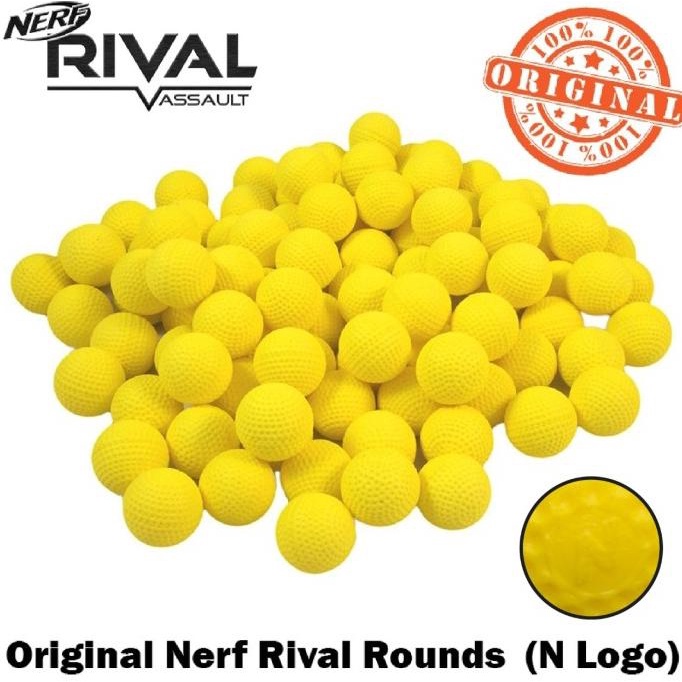 Jual Nerf Rival Refill Peluru Pistol Busa/Foam Round/Rounds/Bola ...