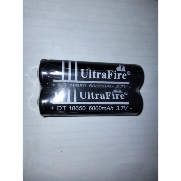 Jual Baterai 18650 ULTRAFIRE Hitam 6000 mAh ( Harga Per Pcs ) | Shopee Indonesia