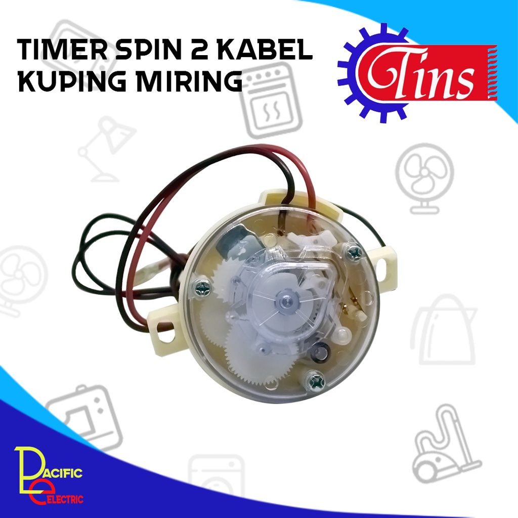 Jual TIMER PENGERING MESIN CUCI DUA TABUNG TIMER SPIN 2 KABEL KUPING MIRING TIMER SPIN MESIN ...
