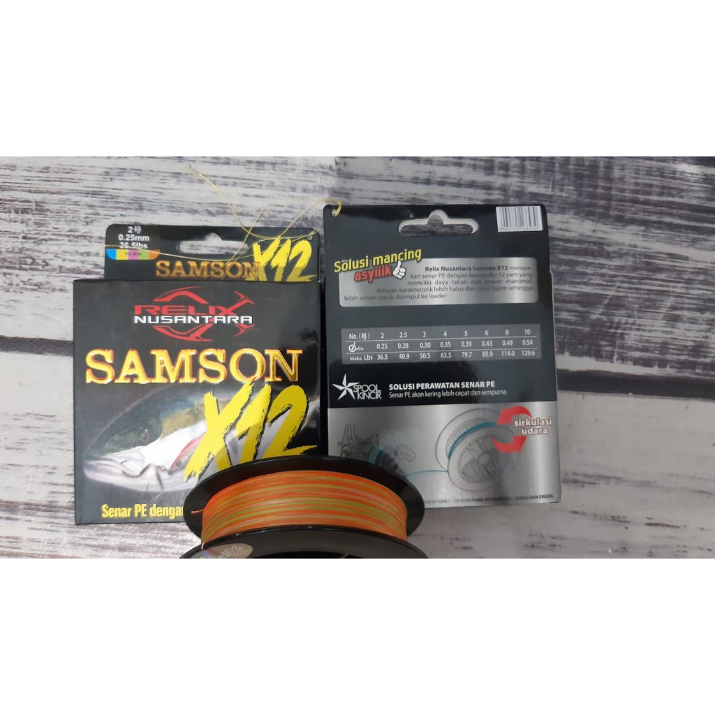 Jual SENAR PANCING BENANG PE RELIX NUSANTARA SAMSON X12 300M MULTI ...