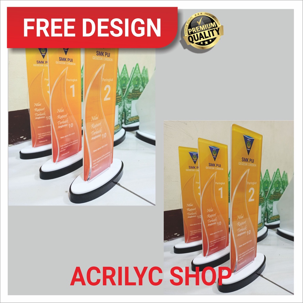 Jual Plakat Acrilik Vandel kenang kenangan TK,SD,MI, SMP, SMA ...