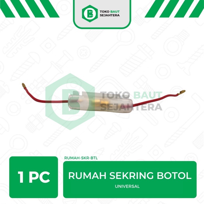 Jual SK0115 RUMAH SEKRING TABUNG BOTOL TEMPAT FUSE SIKRING CAPSULE ...