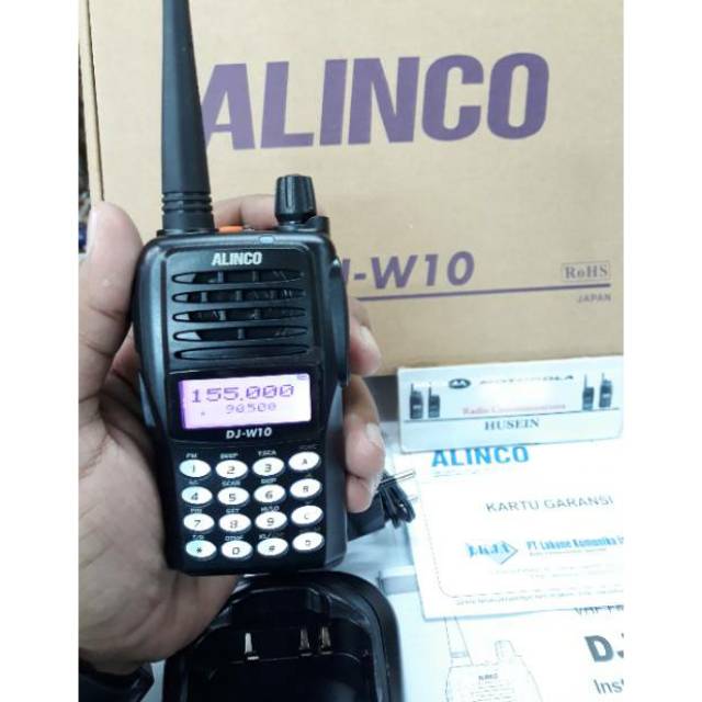 Jual HT ALINCO DJ W10 ORIGINAL HT ALINCO SINGLEBAND VHF 136-174MHz | Shopee Indonesia
