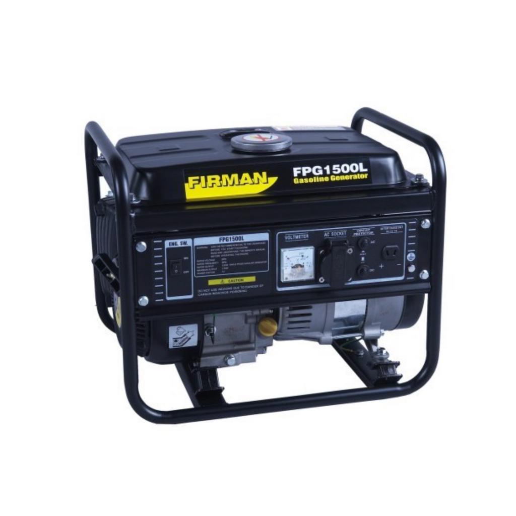 Jual FIRMAN Mesin Genset Listrik FPG1500L 1100 Watt Gasoline Generator ...