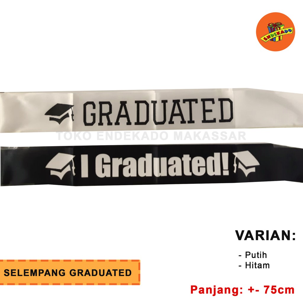Jual SELEMPANG GRADUATED - Selempang / Sash Wisuda | Shopee Indonesia