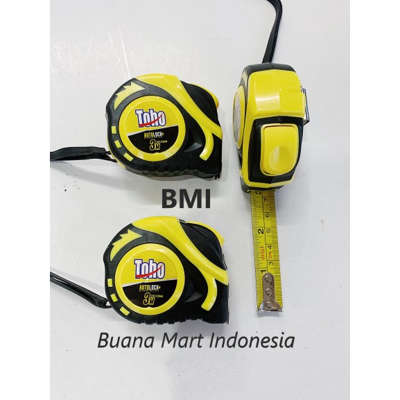 Jual Meteran Toho Autolock 3M Premium | Alat Ukur 3 Meter ORI | Meteran ...