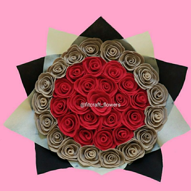 Jual Buket bunga flanel ukuran L | Shopee Indonesia