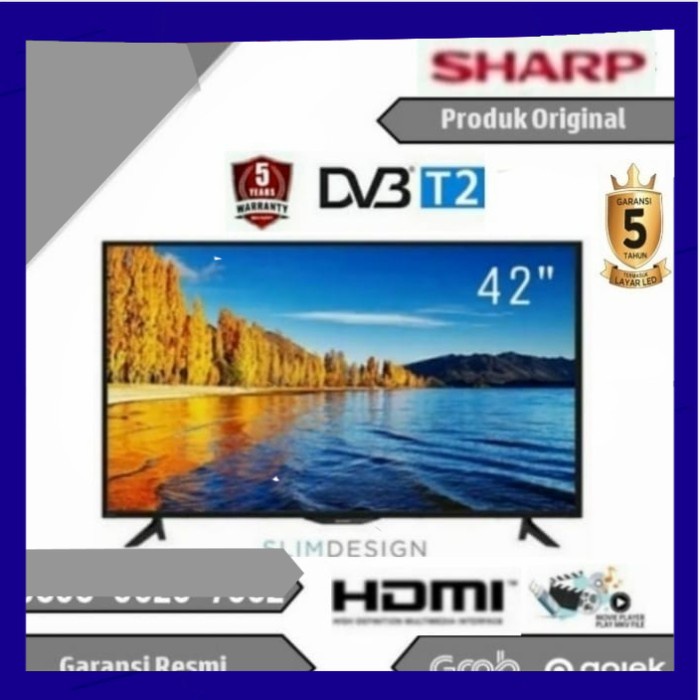 Jual SHARP LED TV 42 INCH 2T-42BD1i USB MOVIE | 42BD1I - TANPA BUBLE ...