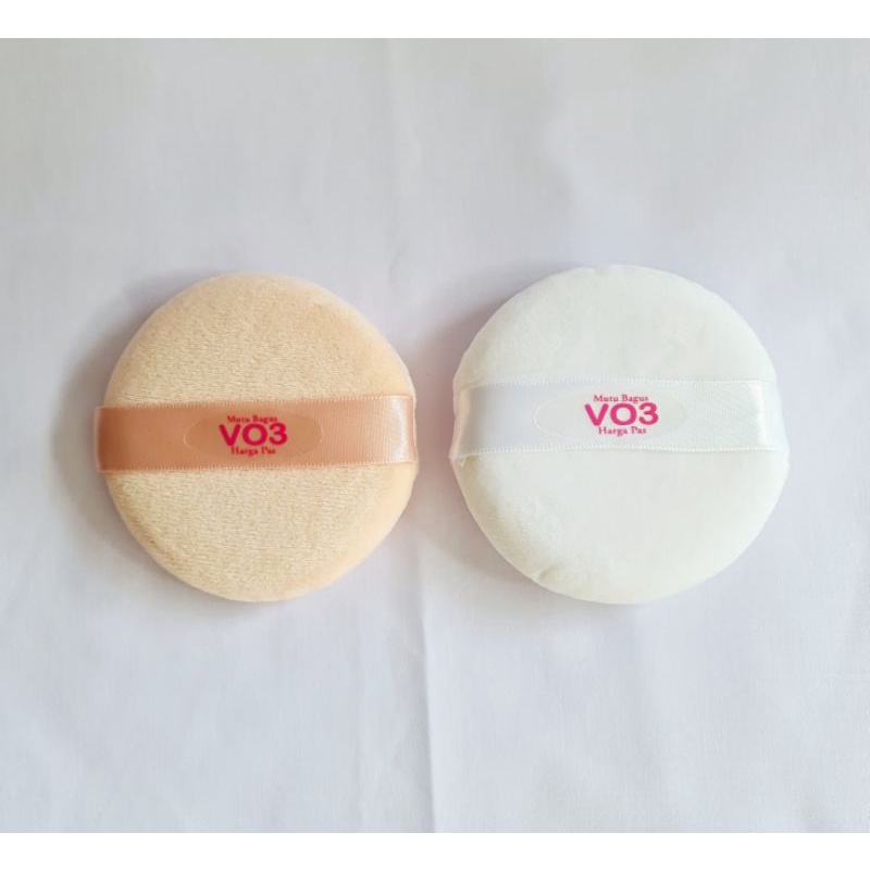 Jual Spons Bedak Tabur / Puff Powder ORIGINAL VO3 Diameter 6 cm & 8 cm ...