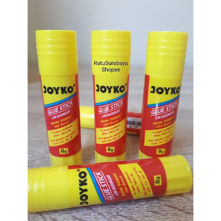 Jual Lem Kertas Glue Stick Joyko 8gr GS 09 Perekat Kuat Joyco Lem Stik ...