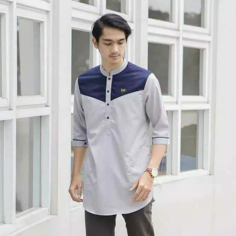 Jual Koko Jasko Lengan 3/4 Bahan Toyobo Model Team Ultraman Warna Abu ...