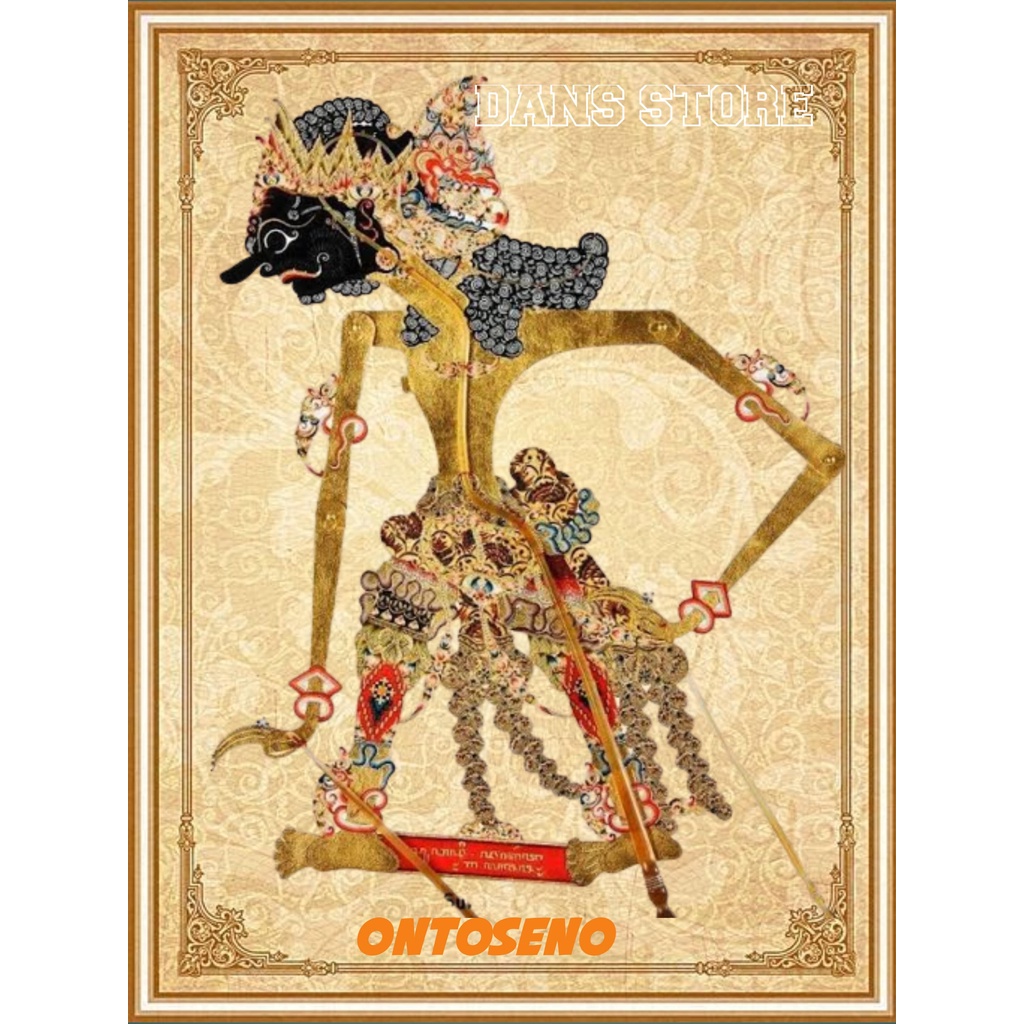 Jual Poster Wayang Kulit Ontoseno Hiasan Dinding Sebagai Pajangan atau ...