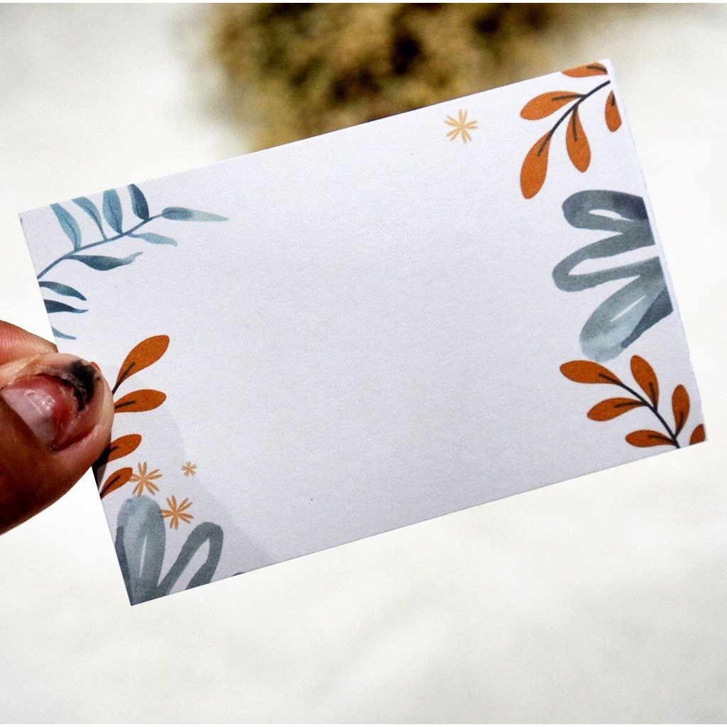 Jual kartu ucapan bisa custom / thankyou card / THANK YOU CARD 6x9 CM ...