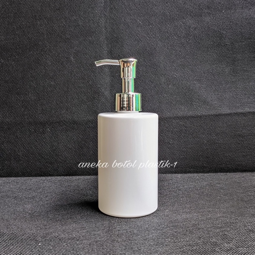 Jual Botol Pump 250ml Putih Rf Pump Oil Luxury Gold Silver / Botol Pump 250ml Sabun Cair Rfs ...