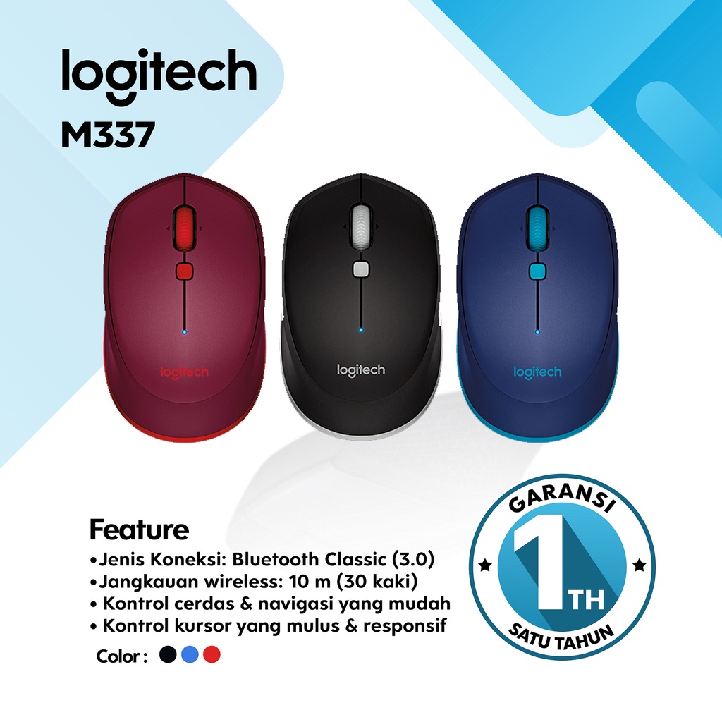 Jual [100% ORI] Logitech M337 Mouse Wireless Bluetooth Windows & Mac | Shopee Indonesia