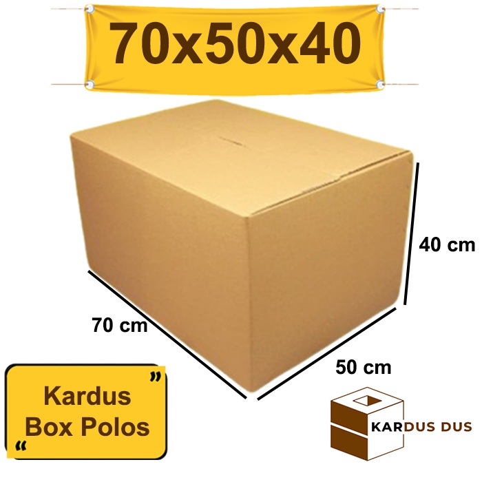 Jual Kardus Box Packing / Dus Jumbo Polos 70 X 50 X 40 cm Besar ...