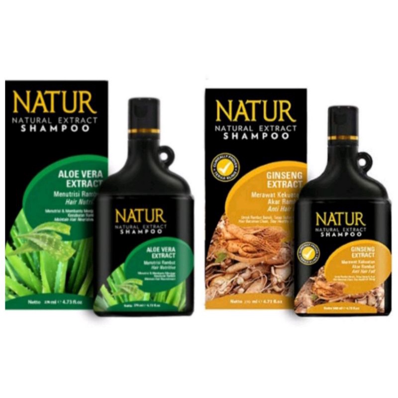 Jual Natur Shampo Ginseng / Aloe Vera Extract 270 ml | Shopee Indonesia