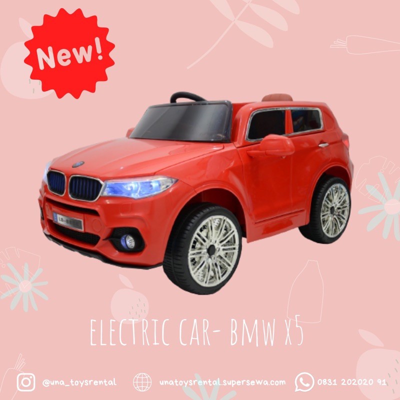 Jual SEWA MAINAN Mobil Aki Junior BMW X5 | Shopee Indonesia