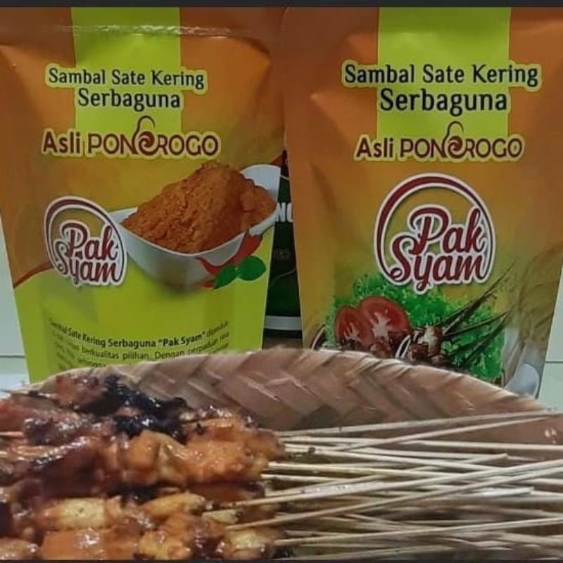 Jual COD!! Sambal Pecel Sambel Sate Kering Serbaguna Asli Ponorogo ...