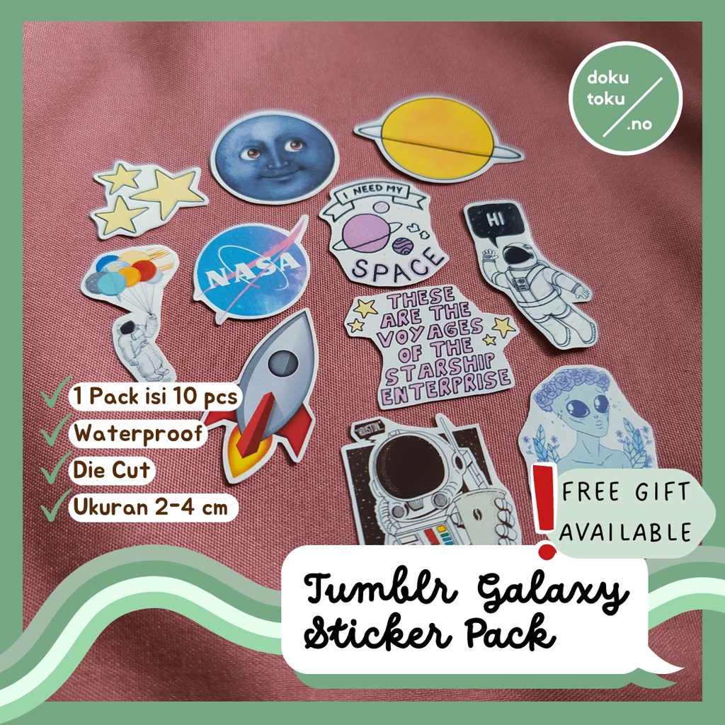 Jual Stiker Space Galaxy Tumblr Aesthetic Waterproof | Shopee Indonesia