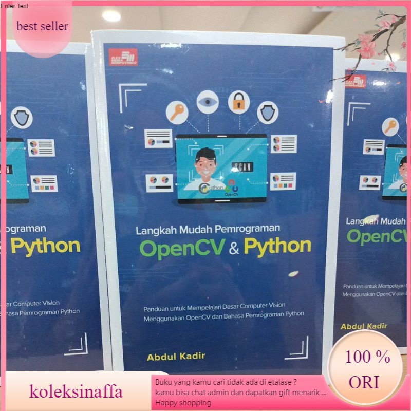 Jual Buku komputer - Langkah mudah pemprograman openCV & Python ... Jual Buku komputer - Langkah mudah pemprograman openCV & Python ...