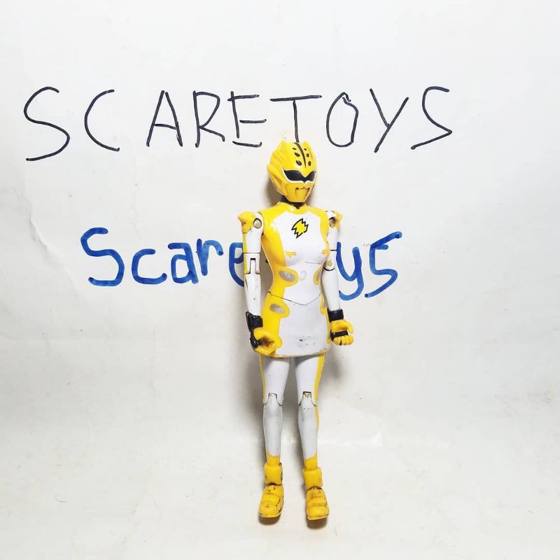 Jual Power Rangers jungle fury jungle master cheetah ranger kuning ...