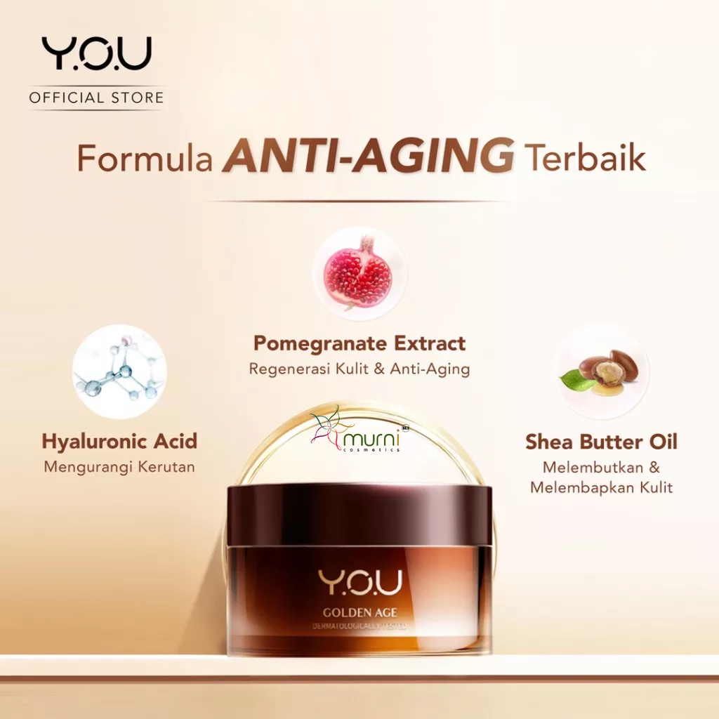 Jual YOU GOLDEN AGE REVITALIZING NIGHT CREAM 30GR | Shopee Indonesia