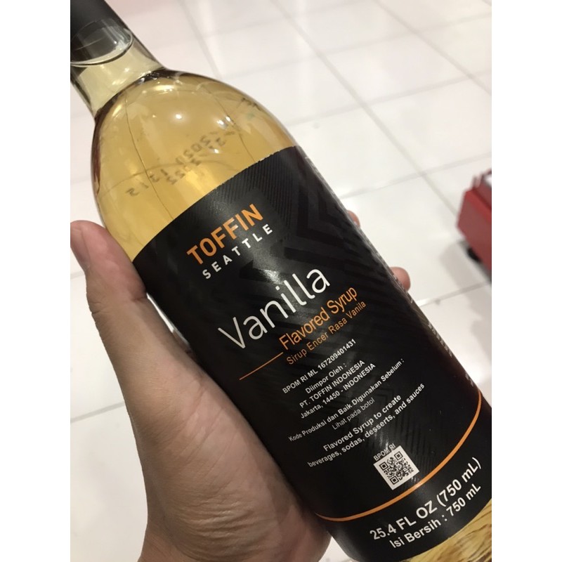Jual Toffin Vanilla Syrup 750ml | Shopee Indonesia