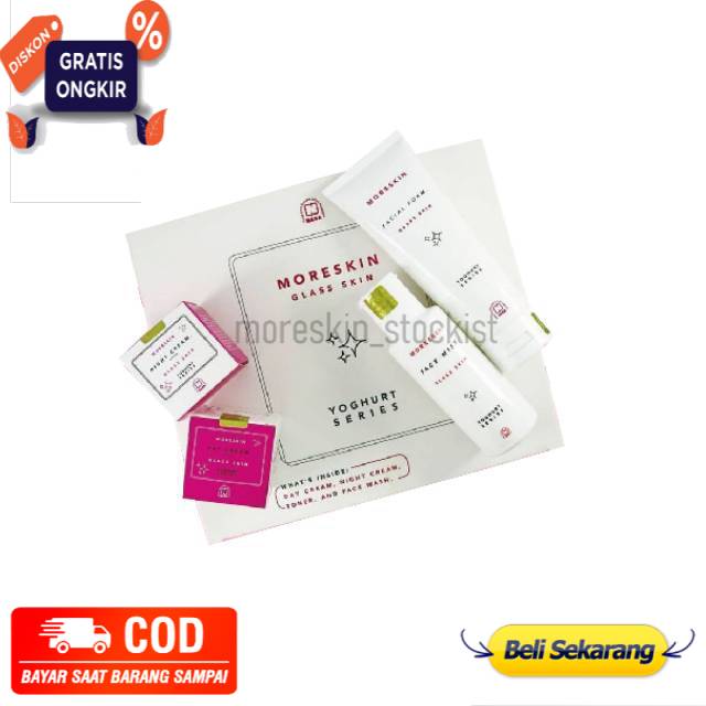 Jual Paket Moreskin Glaskin Yoghurt Series | Shopee Indonesia