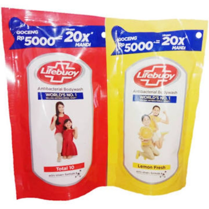 Jual Lifebuoy/ Lux Sabun Mandi Cair Goceng 5000 standar packing ...