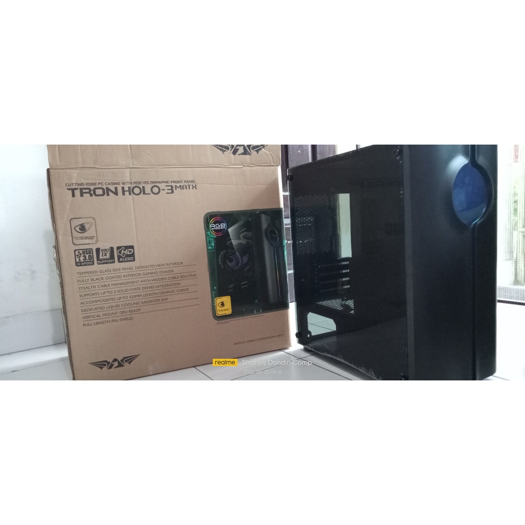 Jual Casing Armageddon Tron Holo-3 Black Hitam | Shopee Indonesia