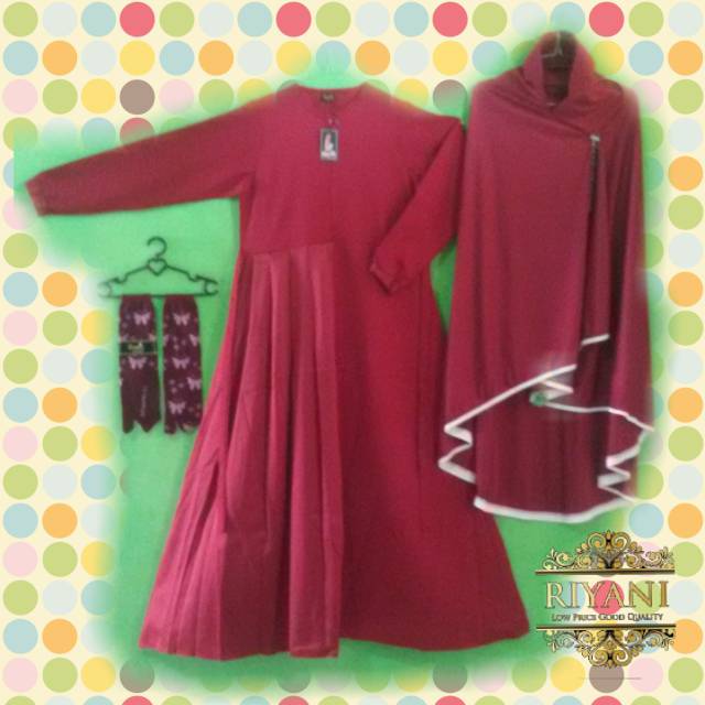 Jual Gamis zhian maroon xxl&naila ( pesenan Ratna imyu) | Shopee Indonesia