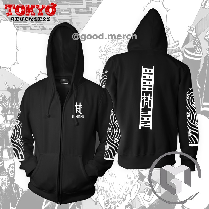Jual SWEATER HOODIE ZIPPER BRAHMAN UNIFORM TOKYO REVENGERS ANIME ...