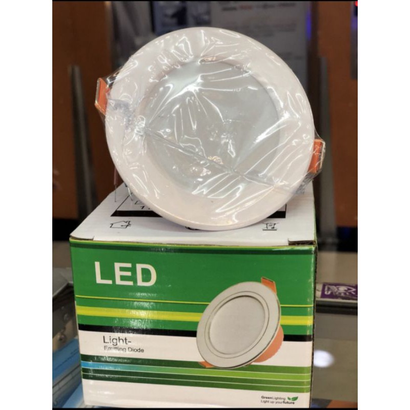 Jual lampu downlight led panel inbow 3w 3 w lampu ceiling plafon lemari rak 3w 3 watt showcase ...