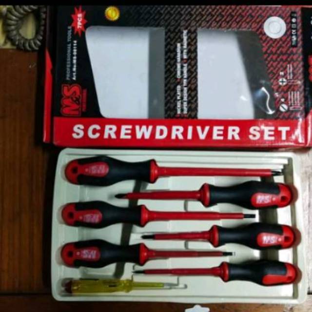 Jual SANDS Obeng Set Listrik 1000 V - Electrician Screwdriver Set ...
