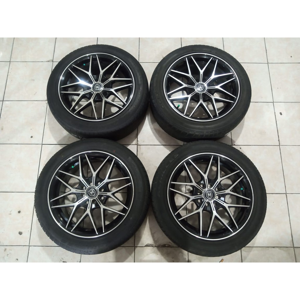 Jual velg seken bekas ring 16x7 pcd 4x100 44x114 seken bekas plus ban ...