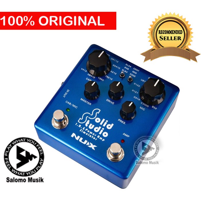 Jual Pedal Efek Nux Solid Studio IR & Power Amp Simulator NSS5 | Shopee Indonesia
