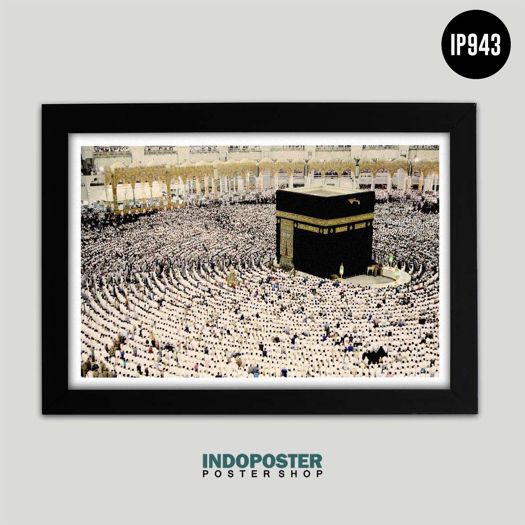 Jual Poster Kabah Masjidil Haram Haji PIPIMOCI A2 60X40cm | Shopee ...