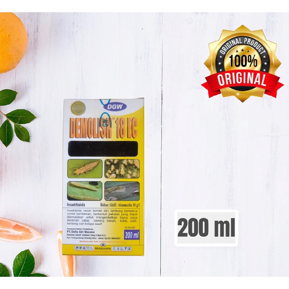 Jual Insektisida Demolish 18 EC 200ml (abamectin) | Shopee Indonesia