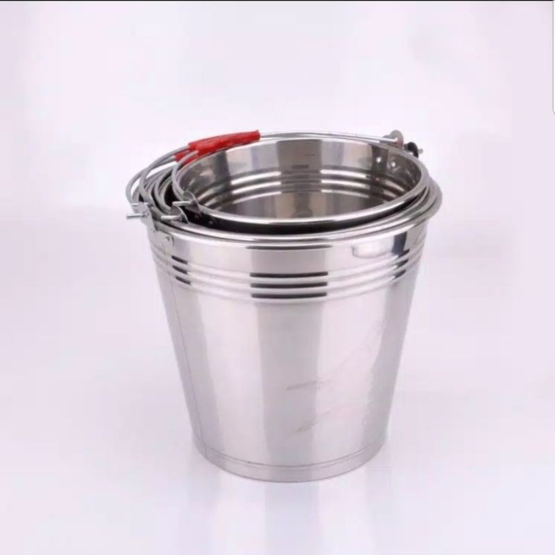 Jual ember timba stainless steel besar 20 liter 16 liter 15 liter 5 ...