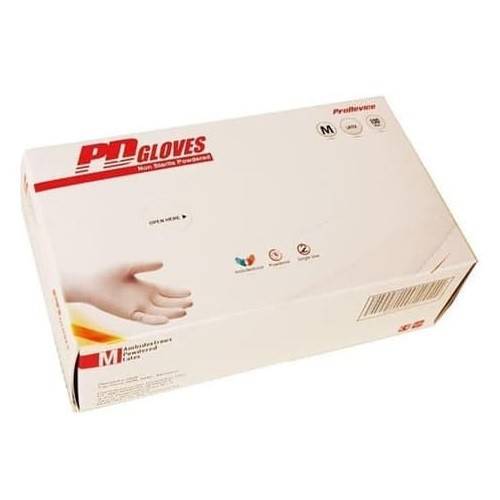 Jual PD GLOVES NON STERILE POWDERED isi 100pcs | Shopee Indonesia