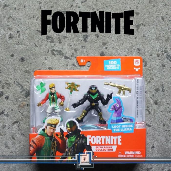 Jual Fortnite Battle Royale Two Pack Master Key & Lucky Rider Duo Pack ...