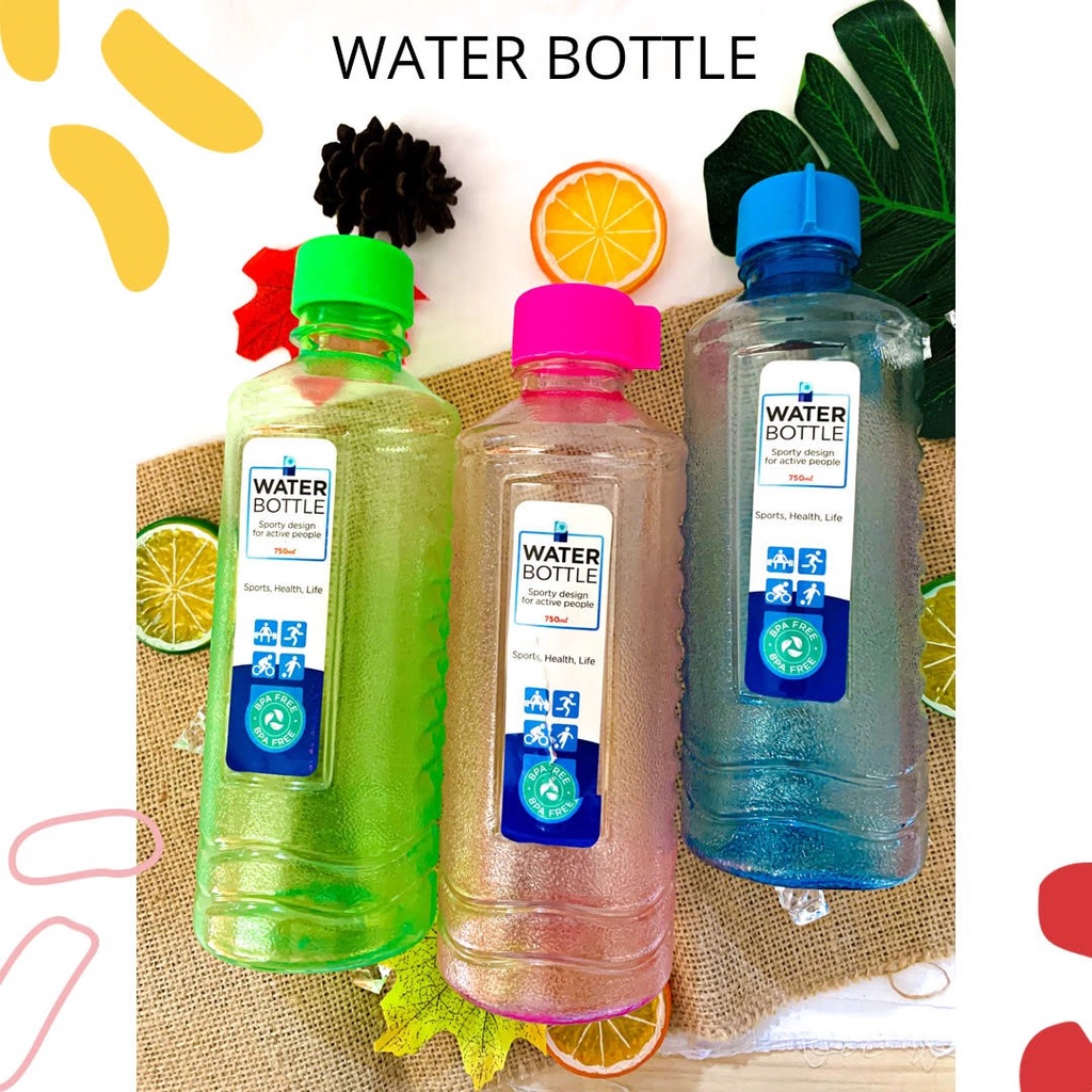 Jual botol minum transparan - Botol Minum plastik ukuran 750ML - Botol ...