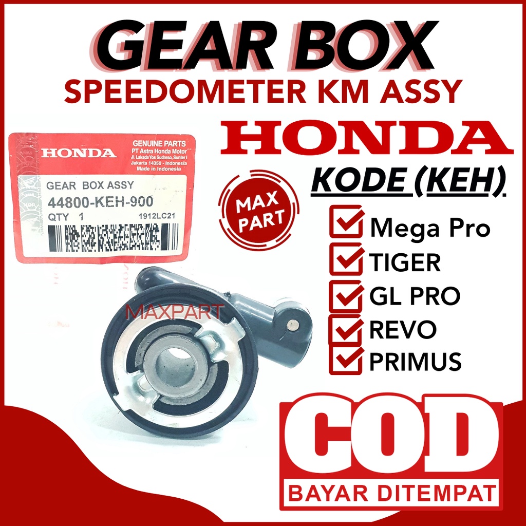 Jual GEAR BOX KEH GIGI KM SPEEDOMETER KILOMETER GIRBOX ASSY HONDA GL ...