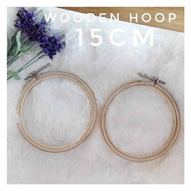 Jual Pemidangan pembidang pemidang hoop kayu 15cm | Shopee Indonesia